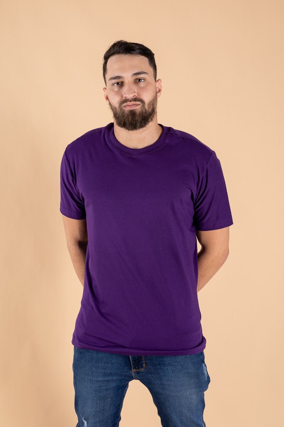 Tshirteria - Camiseta Lisa Roxo Ultravioleta